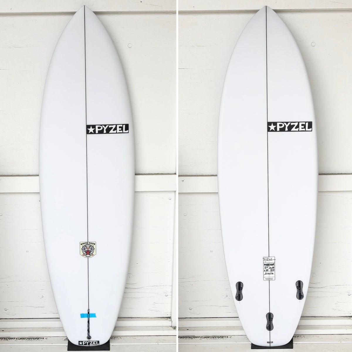 【212113】WHITE TIGER 5-8x20.0x2.63 SQ FC-3 V-33.5L – Pyzel surfboards japan
