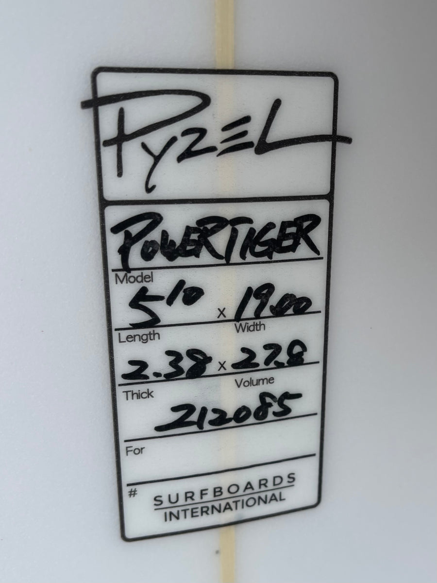 【212085】POWER TIGER 5-10x19.0x2.38 SQ FC-3 V-27.8L – Pyzel surfboards japan
